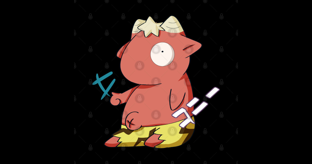 A BABY ONI - Anime And Manga - Sticker | TeePublic