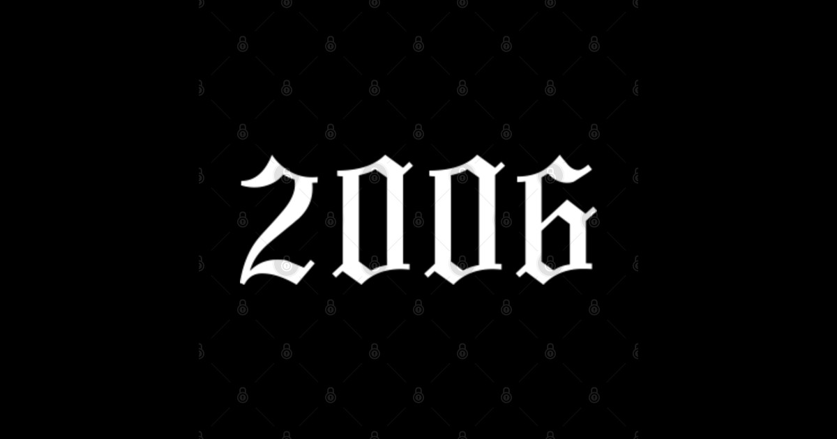 2006 Old English - 2006 Old English - Sticker | TeePublic