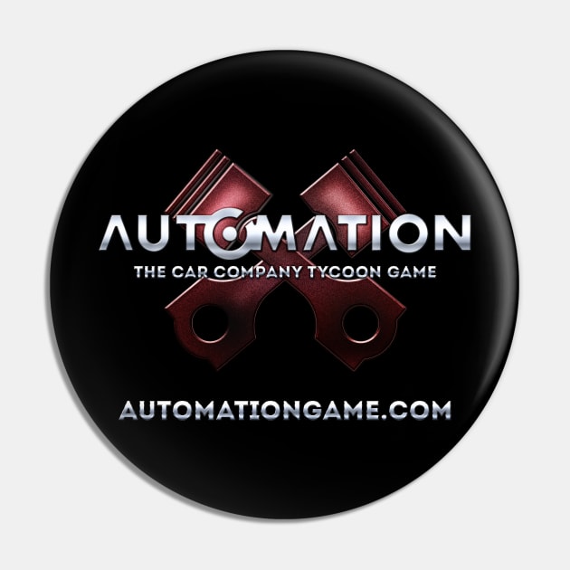 Automation: The Car Company Tycoon Game Logo - Automation - Pin | TeePublic
