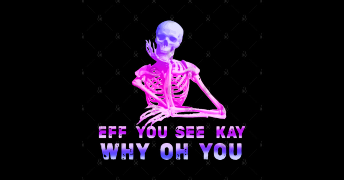 Cool style eff you see kay - Eff You See Kay - Sticker | TeePublic