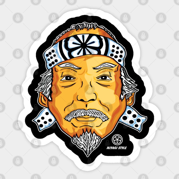 Miyagi-Style - 80s - Sticker | TeePublic