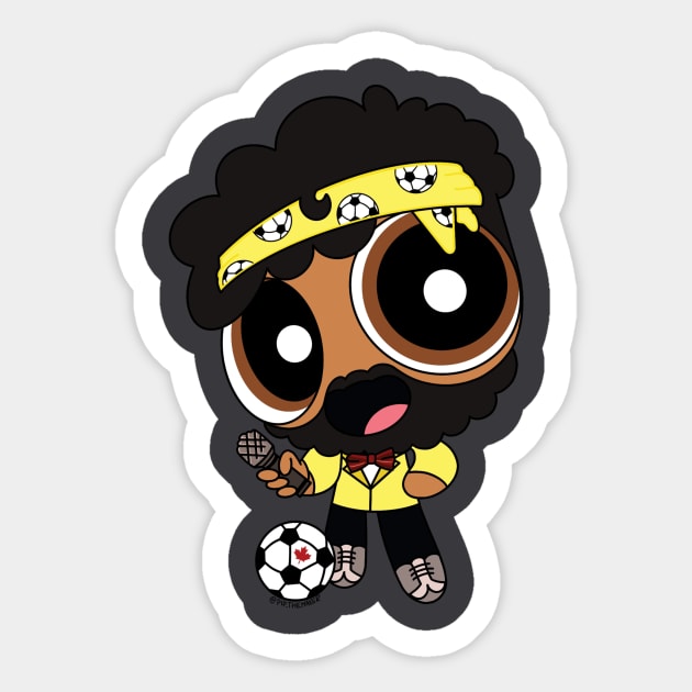 YELLOW POWERPUFF Wayne - Dancinwayne - Sticker | TeePublic