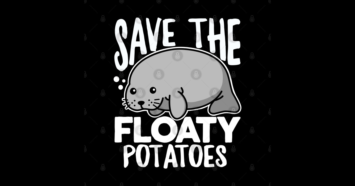 Save the Floaty Potato - Floaty Potatoes - Sticker | TeePublic