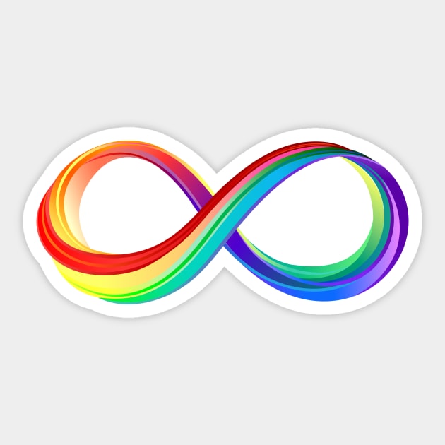 Layered Rainbow Infinity Symbol - Bright Symbol Of Infinity From ...