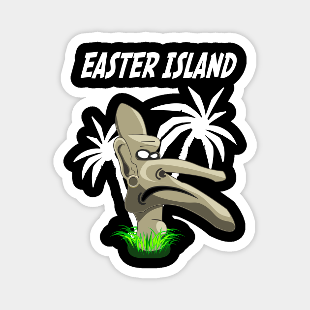 Rapa Nui Moai Easter Island Design Rapa Nui Magnet Teepublic