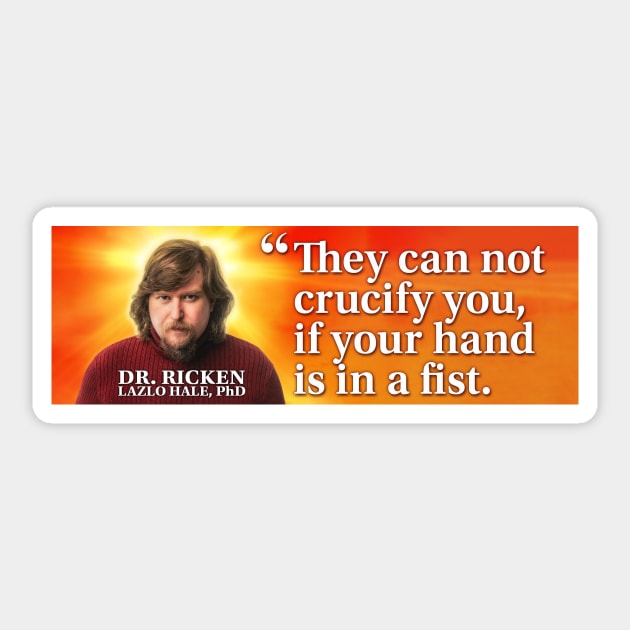 Dr Ricken Lazlo Hale quote 4 - STICKER - Severance - Sticker | TeePublic