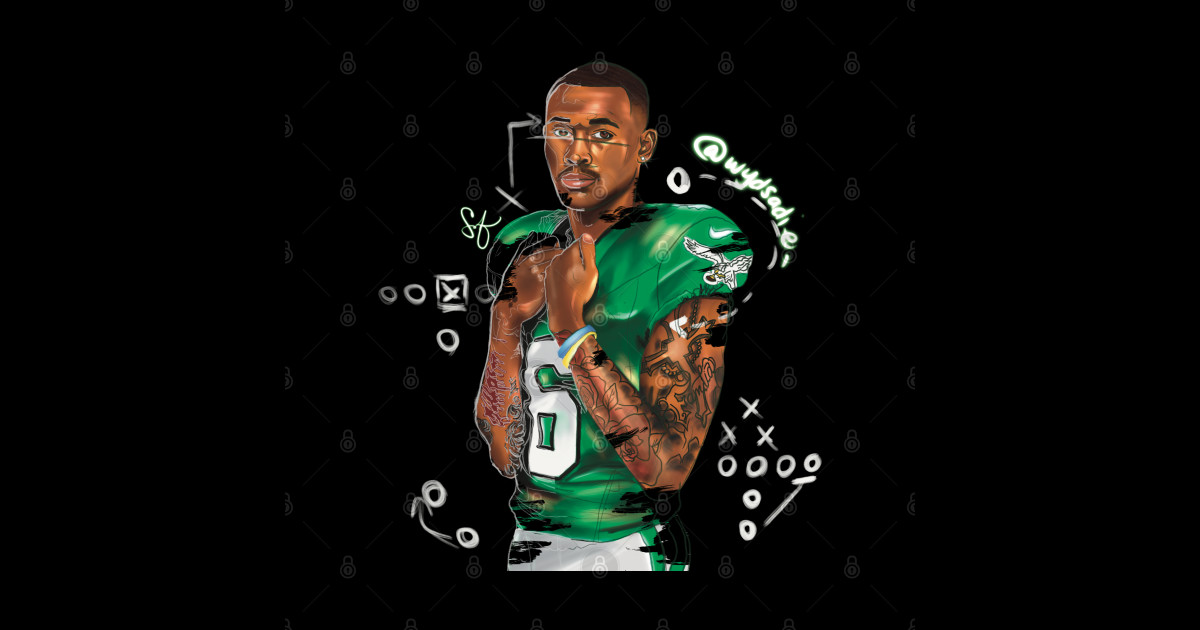 Fly Eagles Fly! -Devanta Smith - Philadelphia Eagles - Sticker | TeePublic