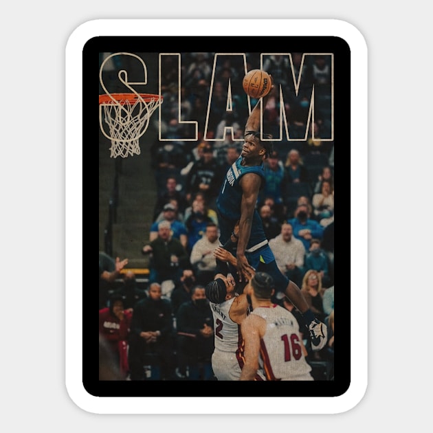 Anthony Edwards Vintage - Anthony Edwards - Sticker | TeePublic