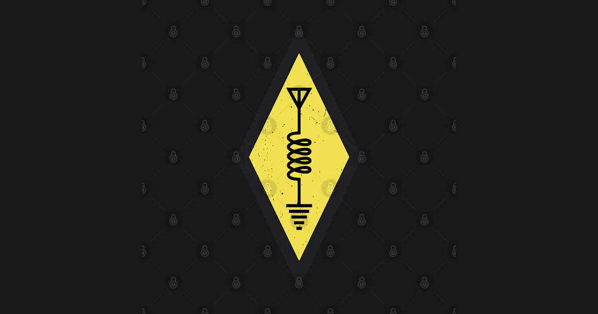 HAM International Amateur Radio Symbol - Amateur Radio - T-Shirt ...