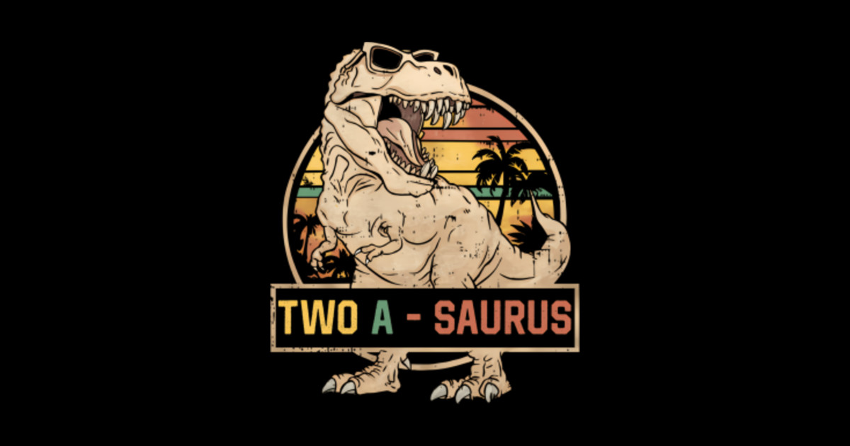 Two A Saurus T Rex 2 Dino 2Nd Dinosaur - T Rex - Posters and Art Prints ...