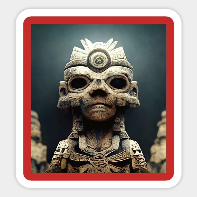 Mayan Pyramid - Mayan Pyramid - Sticker | TeePublic