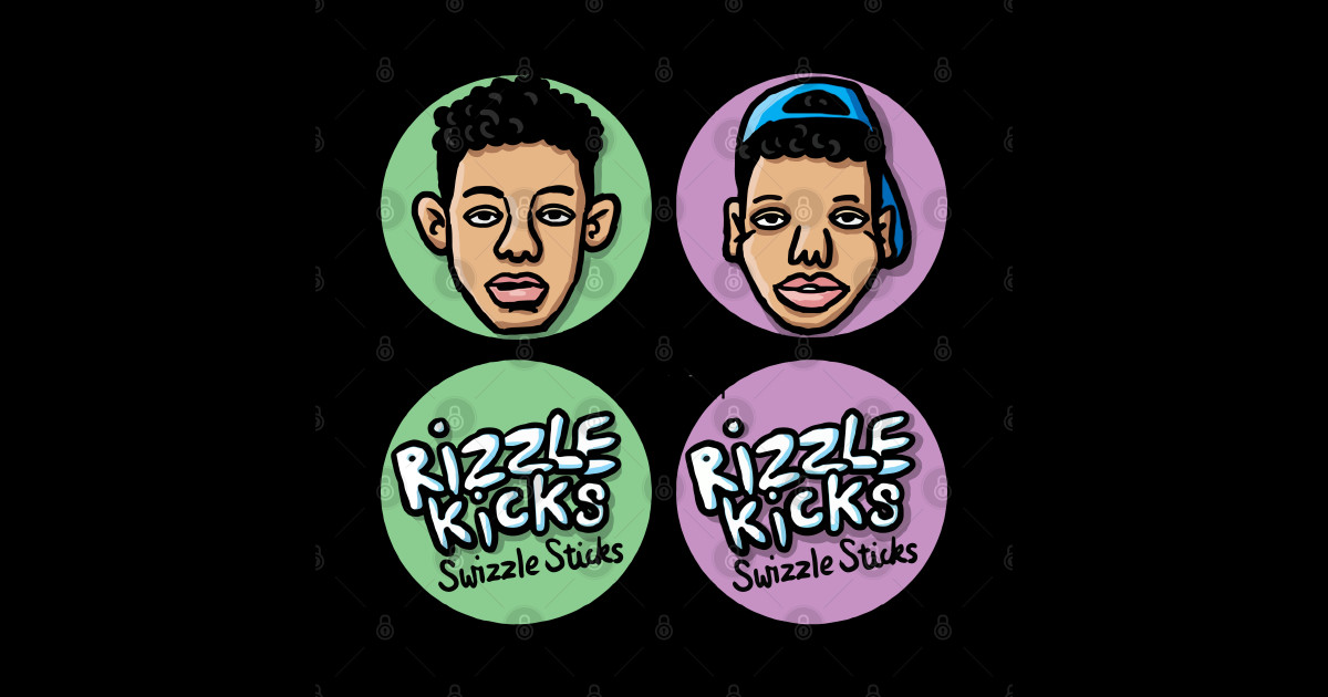 The Rizzle Kicks Swizzle Sticker - Rizzle Kicks - Sticker | TeePublic
