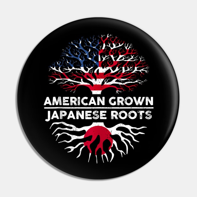 American Grown With Japanese Roots Tree Usa Japan Flag - American Grown ...