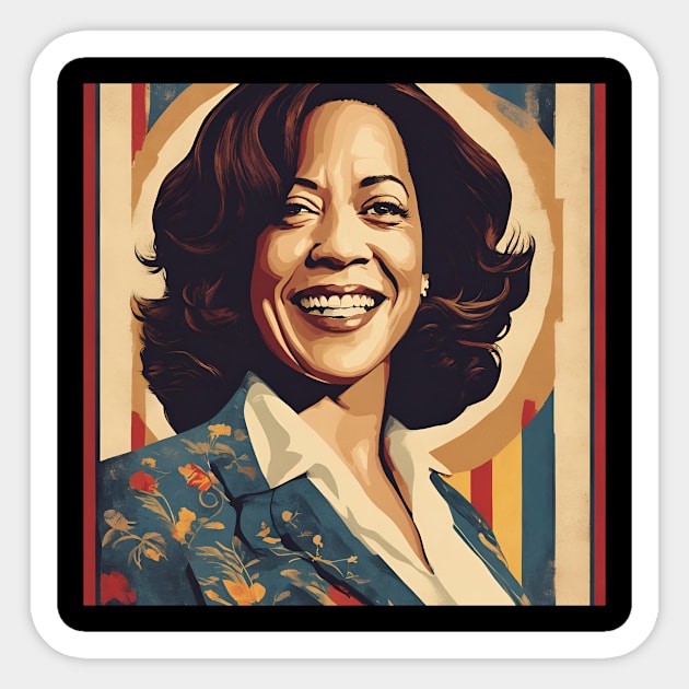 Kamala Harris for President - Kamala Harris - Sticker | TeePublic