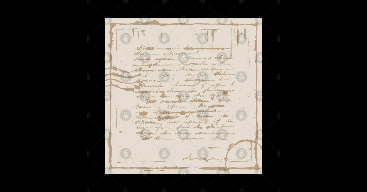 Vintage Square Unreadable Letter Letter Sticker Teepublic