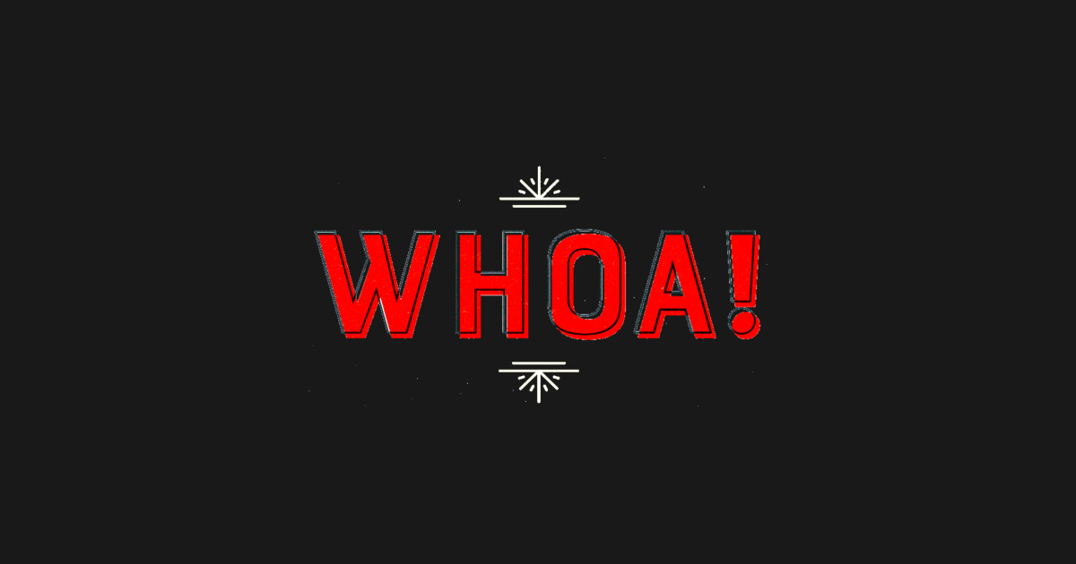 Whoa Meme Humor Joke Typography Text - Whoa - Mug | TeePublic