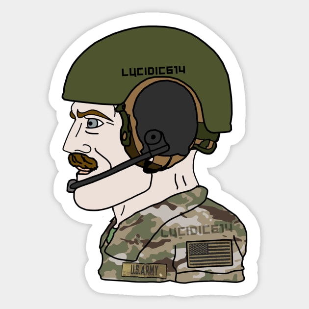 Chad US Army 19K CVC Tanker - M1 Abrams - Sticker | TeePublic