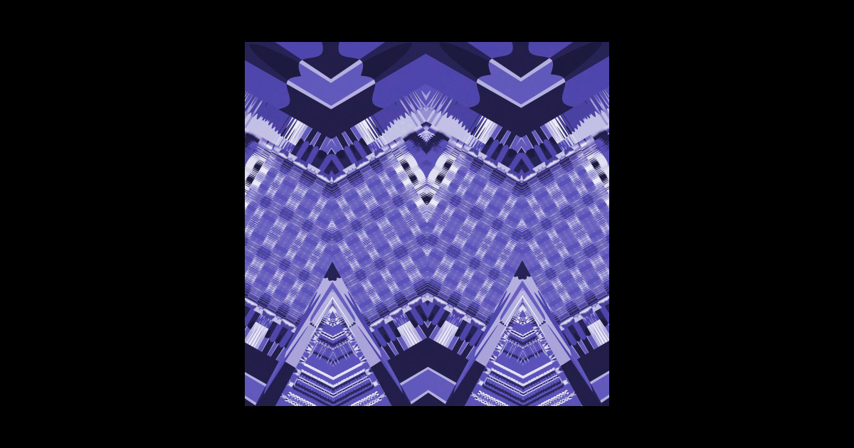 Ultra Violet Detailed Chevron Pattern - Ultra Violet - Sticker | TeePublic