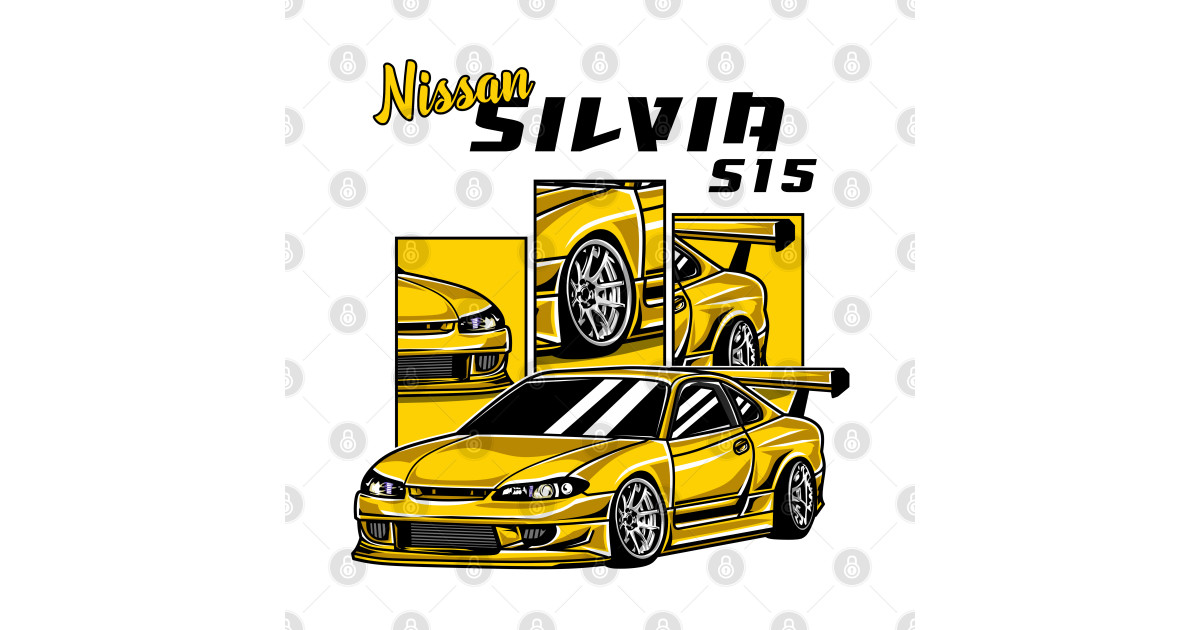 Nissan Silvia S15 - Nissan Silvia S15 - T-Shirt | TeePublic