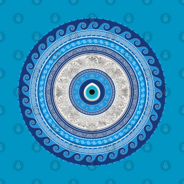 Greek Mati Mataki - Matiasma Evil Eye ornament - Evil Eye - T-Shirt ...