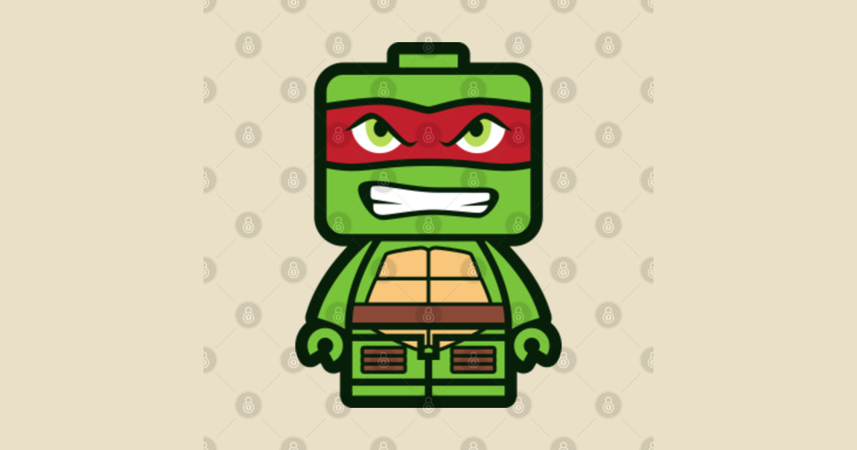 Chibi Raphael Ninja Turtle - Raphael - T-Shirt | TeePublic
