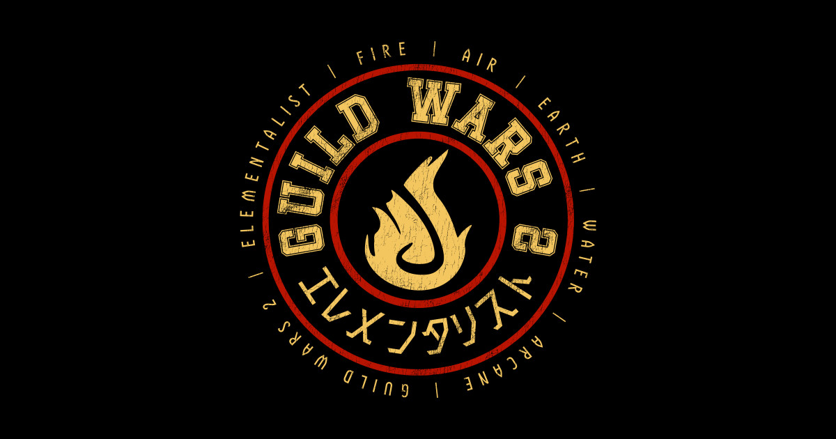 Guilds Wars 2 Elementalist - Guild Wars 2 - Sticker | TeePublic