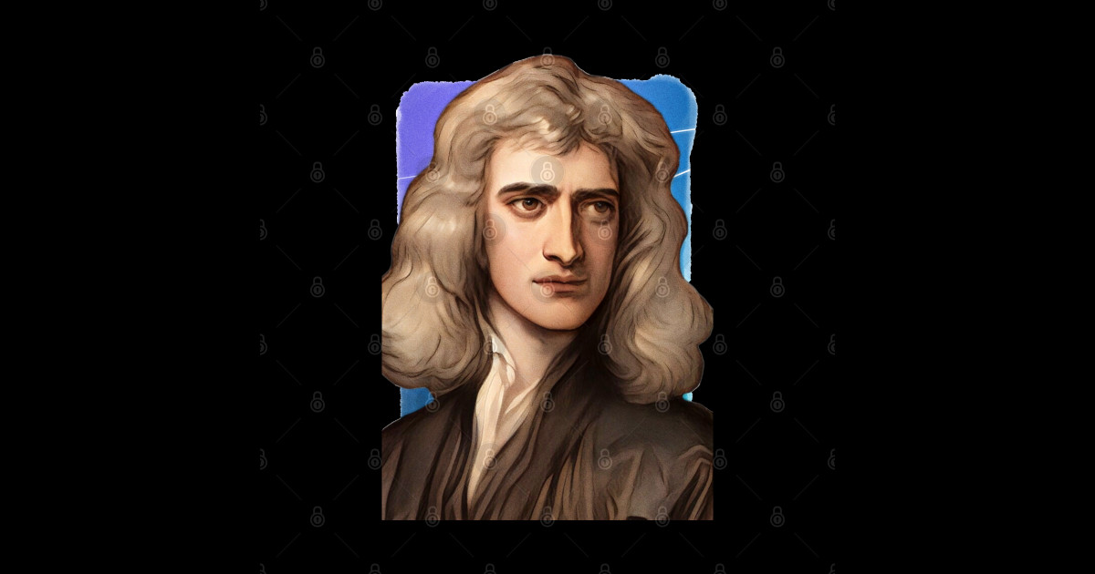 English Mathematician Isaac Newton illustration - Isaac Newton ...