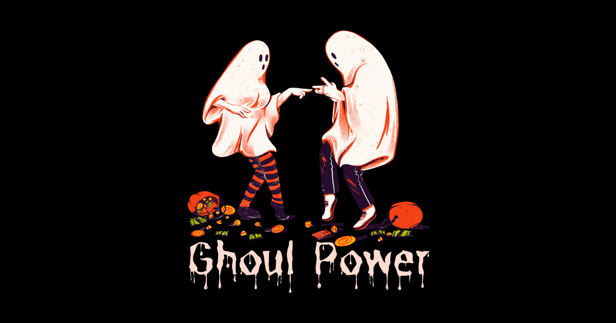 Ghoul Power Halloween - Halloween - Sticker | TeePublic