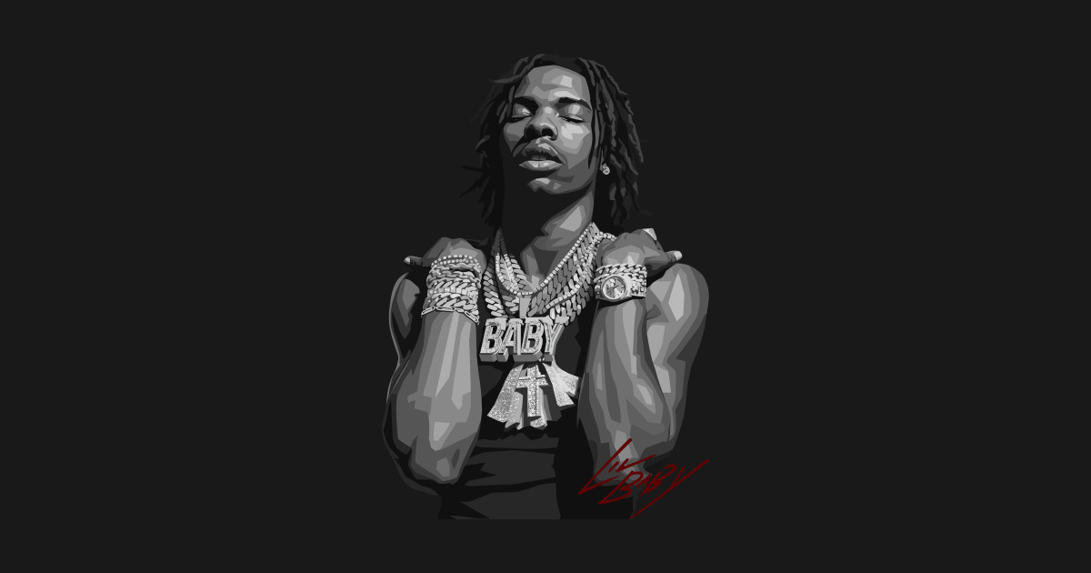 Lil Baby - Vector Rapp - Lil Baby - T-Shirt | TeePublic