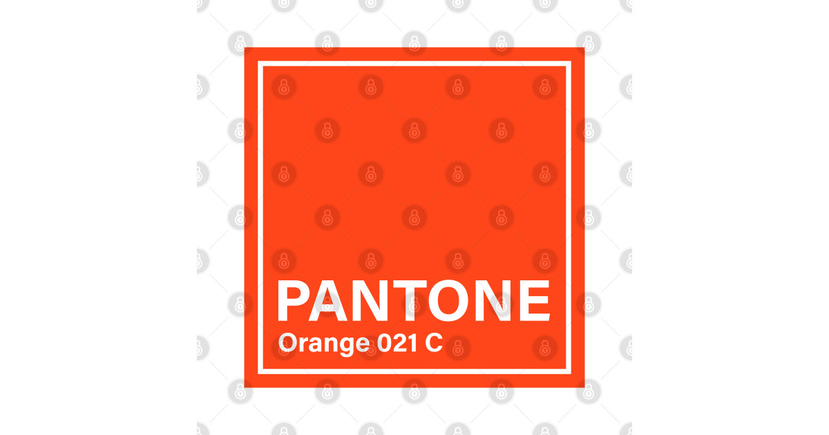 pantone Orange 021 C - Pantone Orange 021 C - T-Shirt | TeePublic
