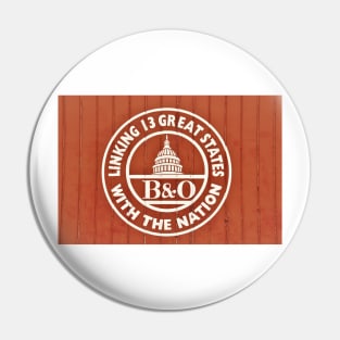 Baltimore And Ohio Railroad Logo Pins and Buttons for Sale | TeePublic