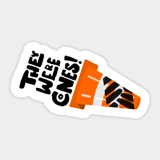 They were cones! - The Wedding Singer - Sticker | TeePublic