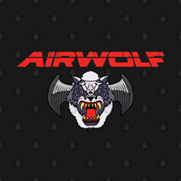 Airwolf Insignia - Airwolf - T-Shirt | TeePublic
