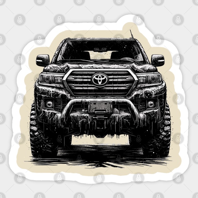 Toyota Land Cruiser - Toyota - Sticker | TeePublic