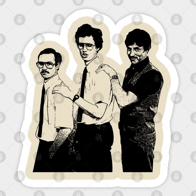 Funny Men Kip Uncle Rico - Napoleon Dynamite - Sticker | TeePublic