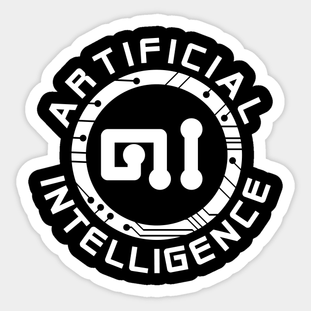 Artificial Intelligence - Artificial Intelligence - Sticker | TeePublic