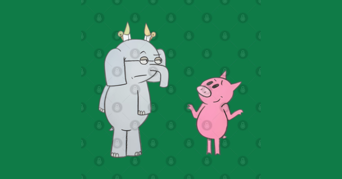 Elephant and Piggie - Gerald and Piggie - Elephant And Piggie Gerald ...