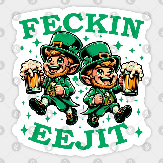 Feckin Eejit - St. Paddy's Leprechauns - Funny Irish Party - St ...