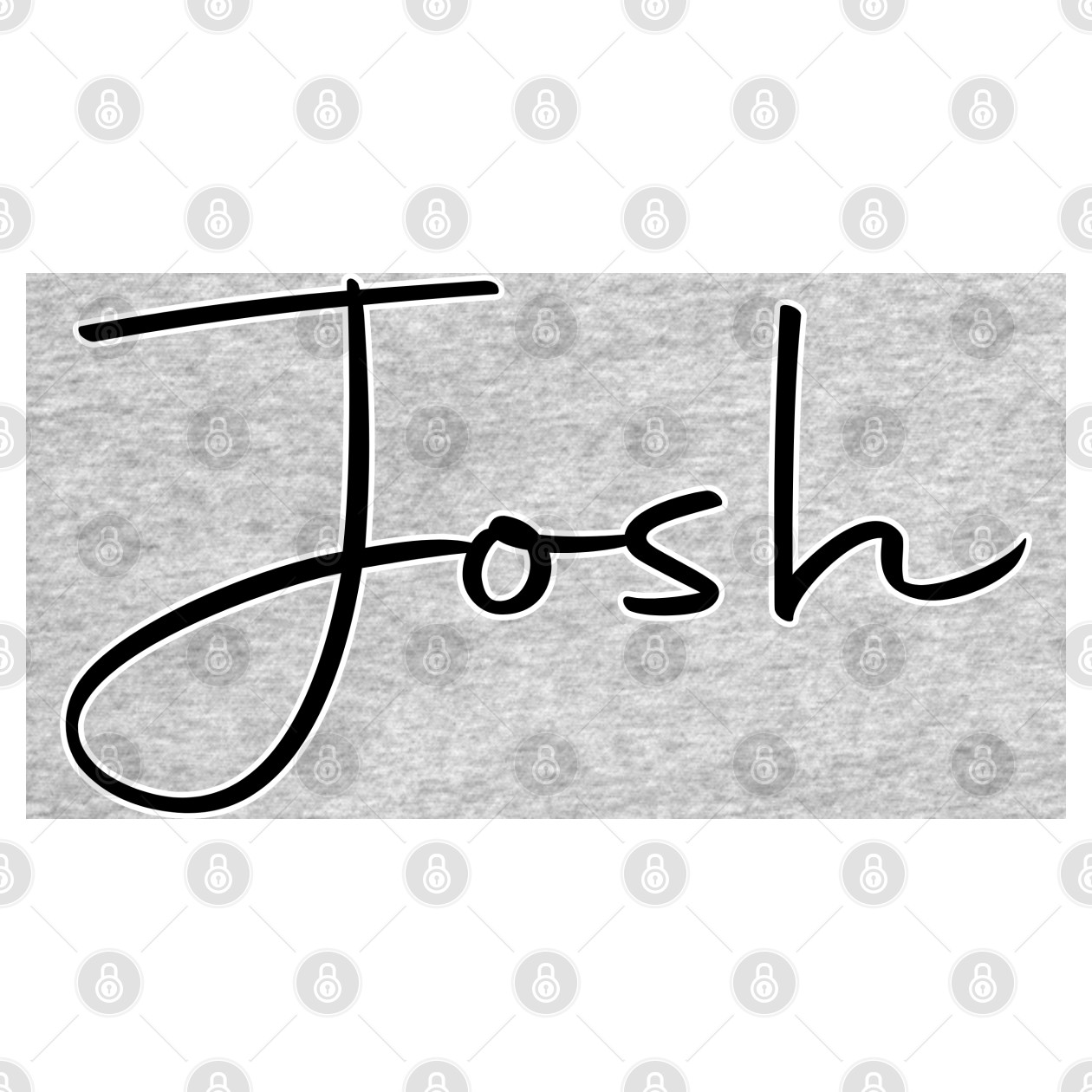 Autography Josh Name Label - Autography Josh Name Label - T-Shirt ...