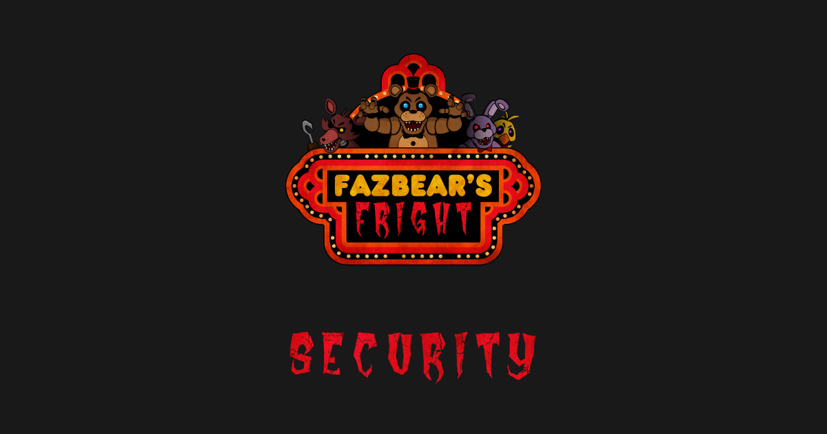 Five Nights at Freddy's - Fazbear's Fright Security - Fazbear - T-Shirt ...