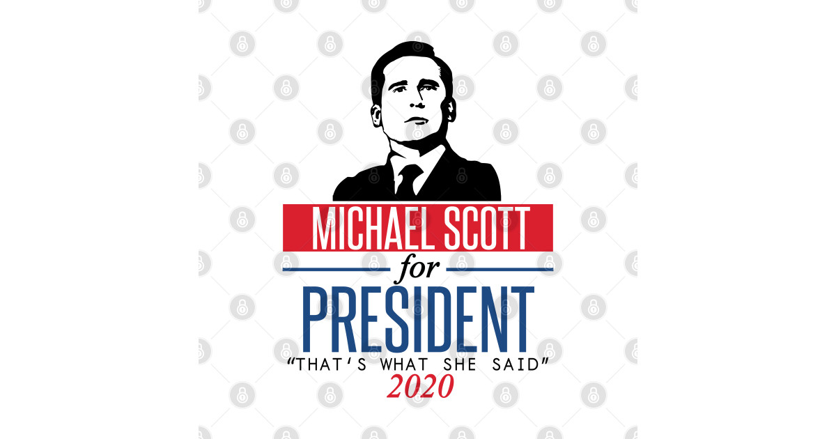 Michael Scott for President - Michael Scott - Crewneck Sweatshirt ...