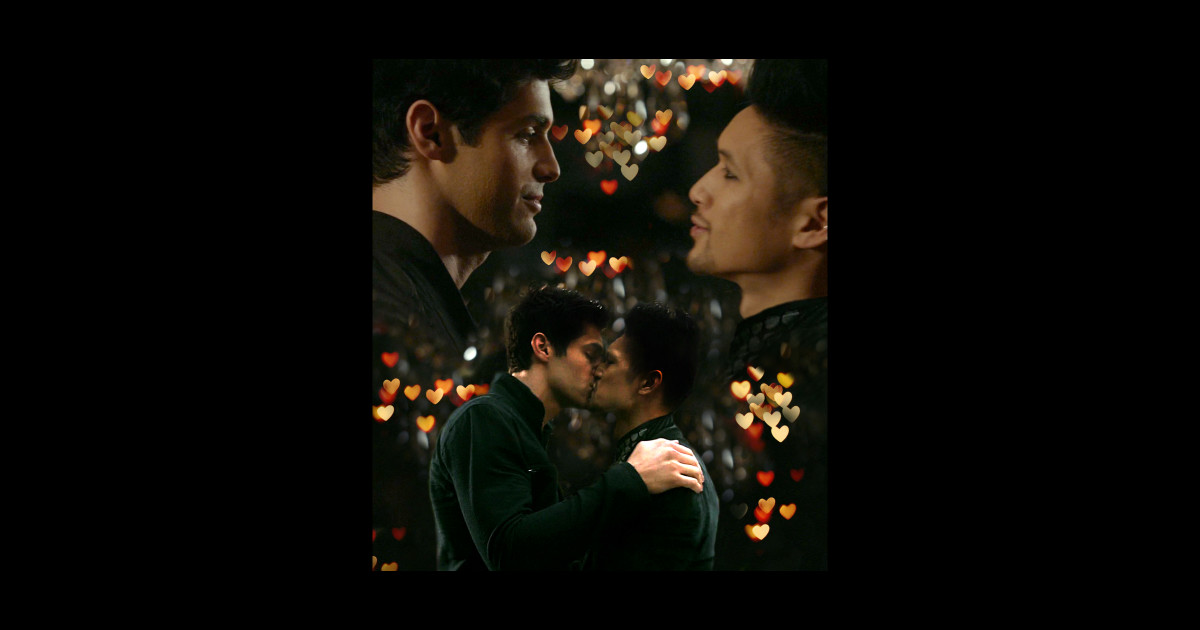 Malec Kiss - Malec - Sticker | TeePublic