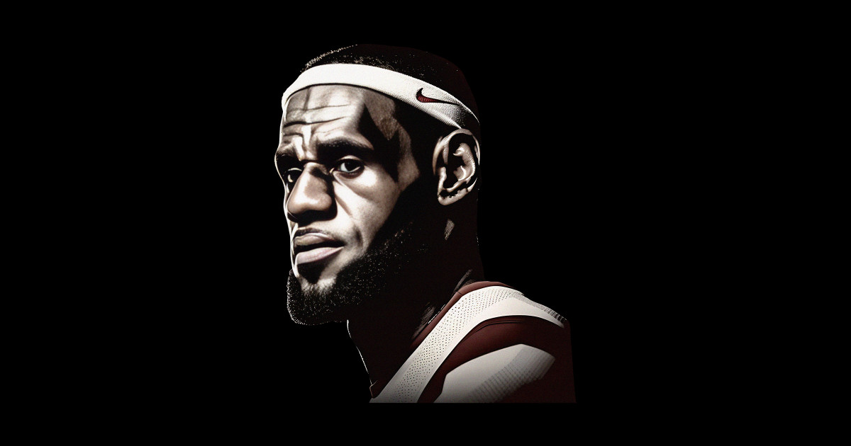 Lebron King James - Lebron King James - Sticker | TeePublic