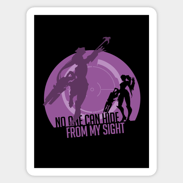 Overwatch - Widowmaker - Infra Sight - Widowmaker - Sticker | TeePublic