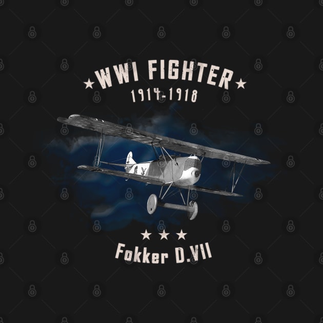Fokker WWI Fighter aircraft - Fighter Aircraft - T-Shirt | TeePublic