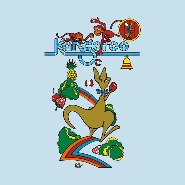 Kangaroo Arcade - Arcade Games - T-Shirt | TeePublic