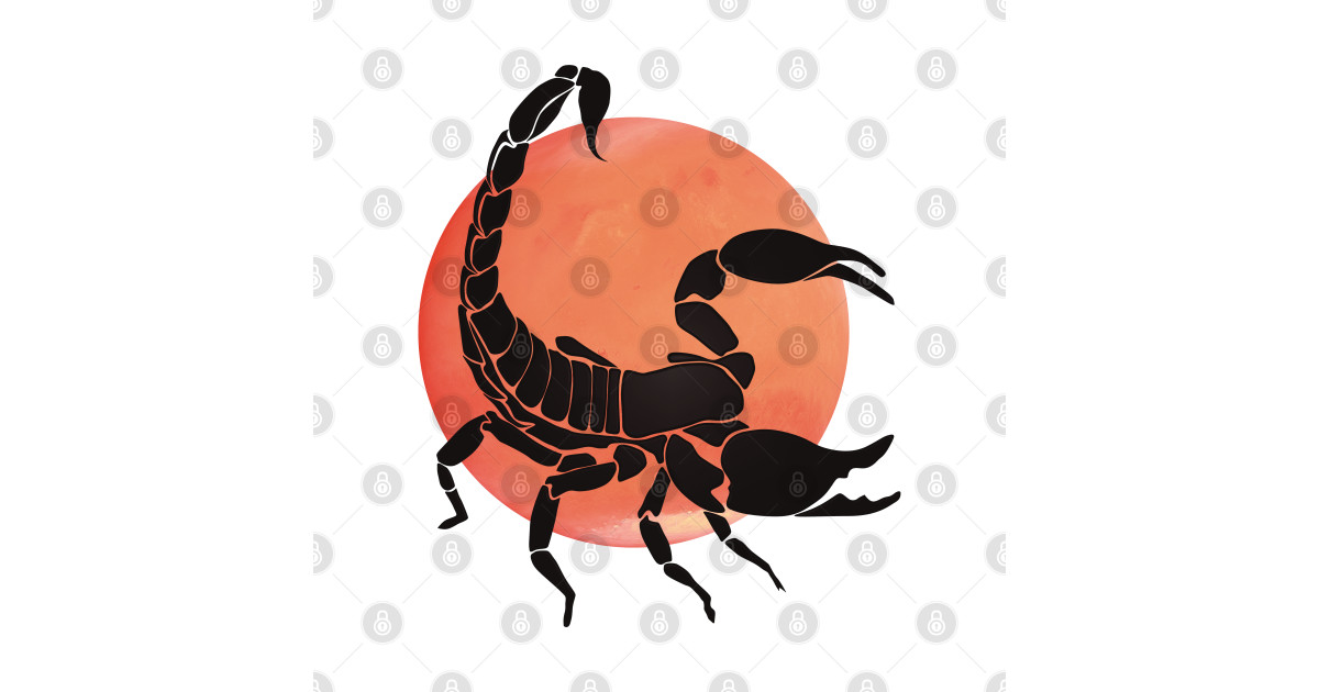 Scorpion - Scorpio Ruler of Mars - Scorpio - T-Shirt | TeePublic