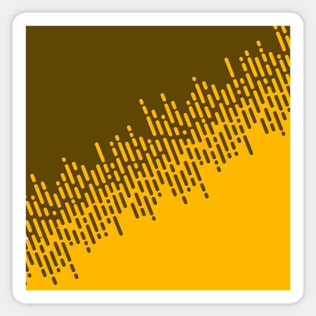 Drop pattern - Brown - Sticker | TeePublic