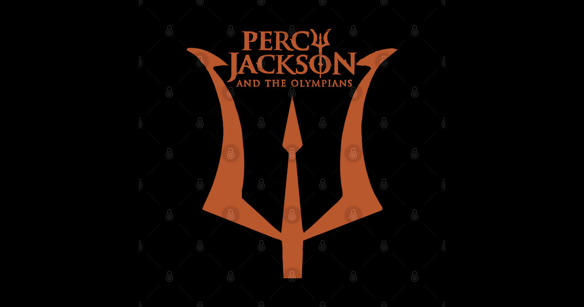 percy jackson and the olympians series logo camp half blood t shirt ...