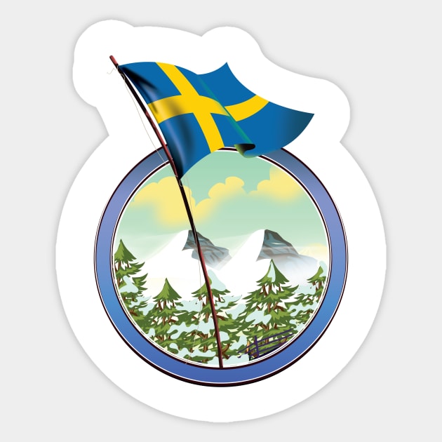 Sweden - Sweden Gift - Sticker | TeePublic